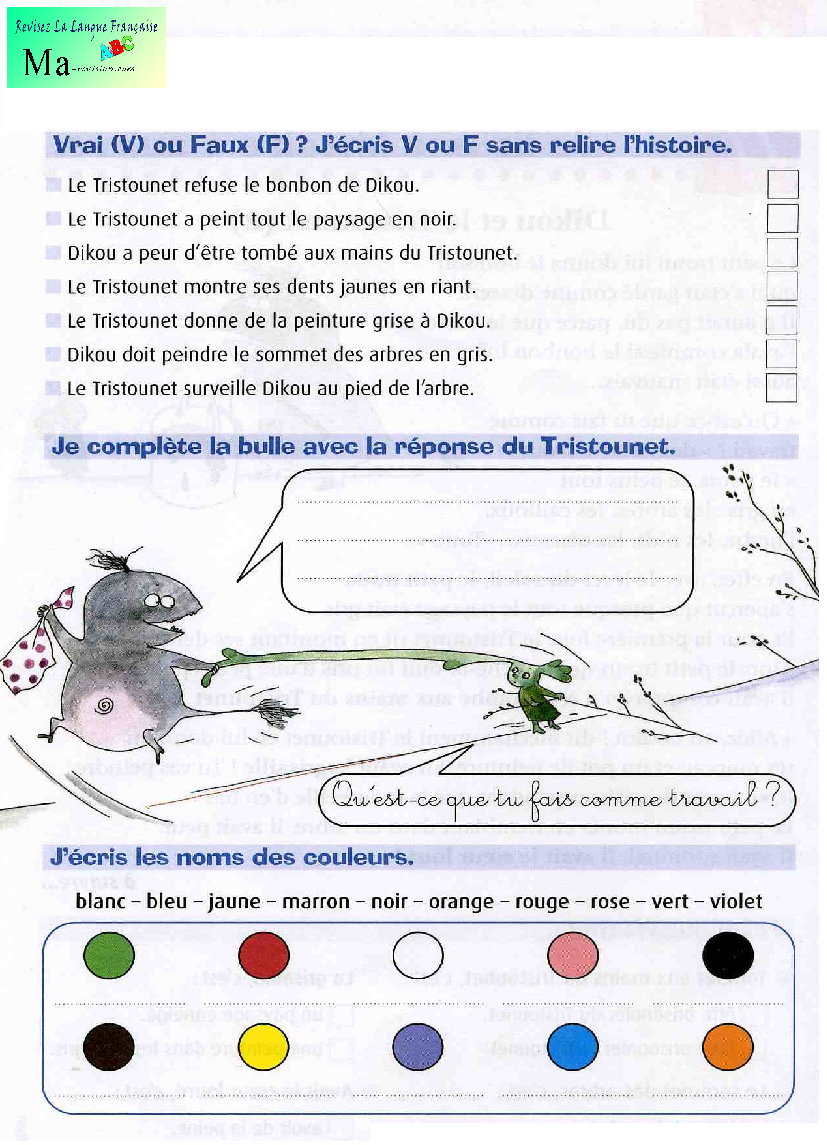  ma revision Le genre et le pluriel des adjectifs Exercices et corrige
