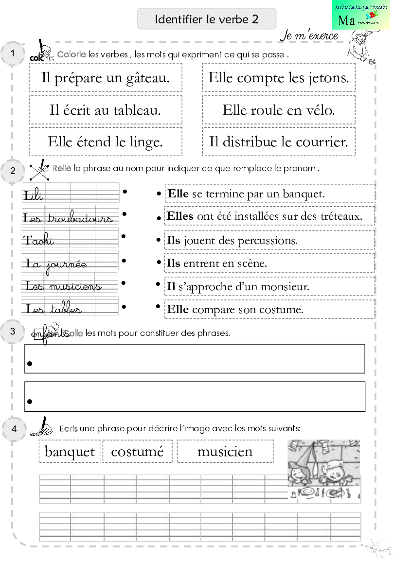 'ma-revision.com 'identifier-le-verbe