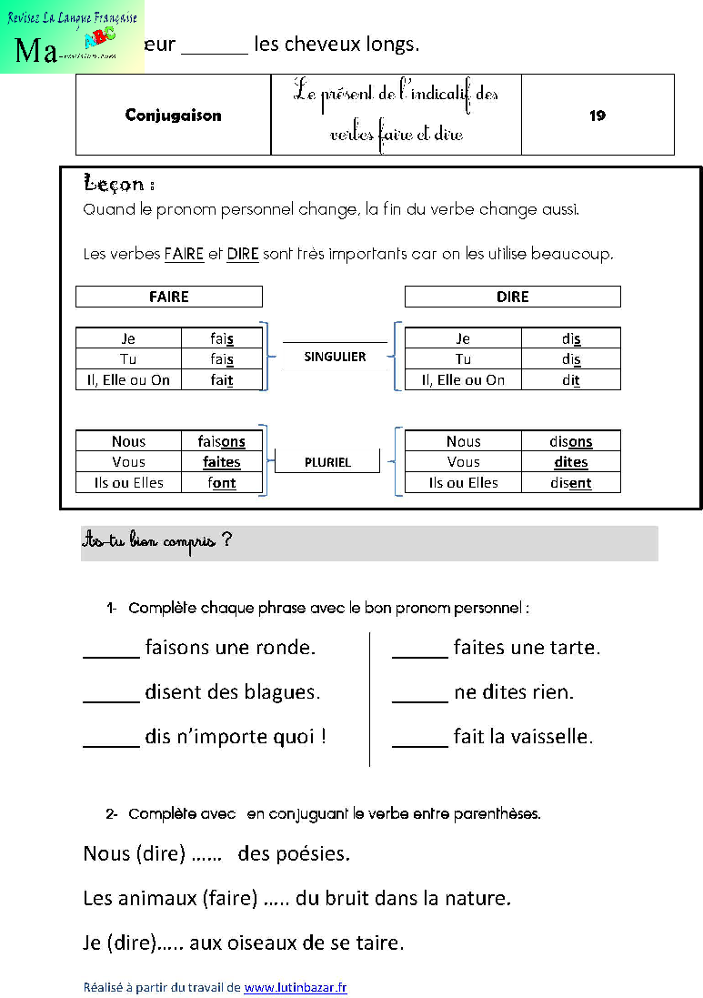 'ma-revision.com 'le-present-de-l-indicatif-conjugaison-ma-revision.com