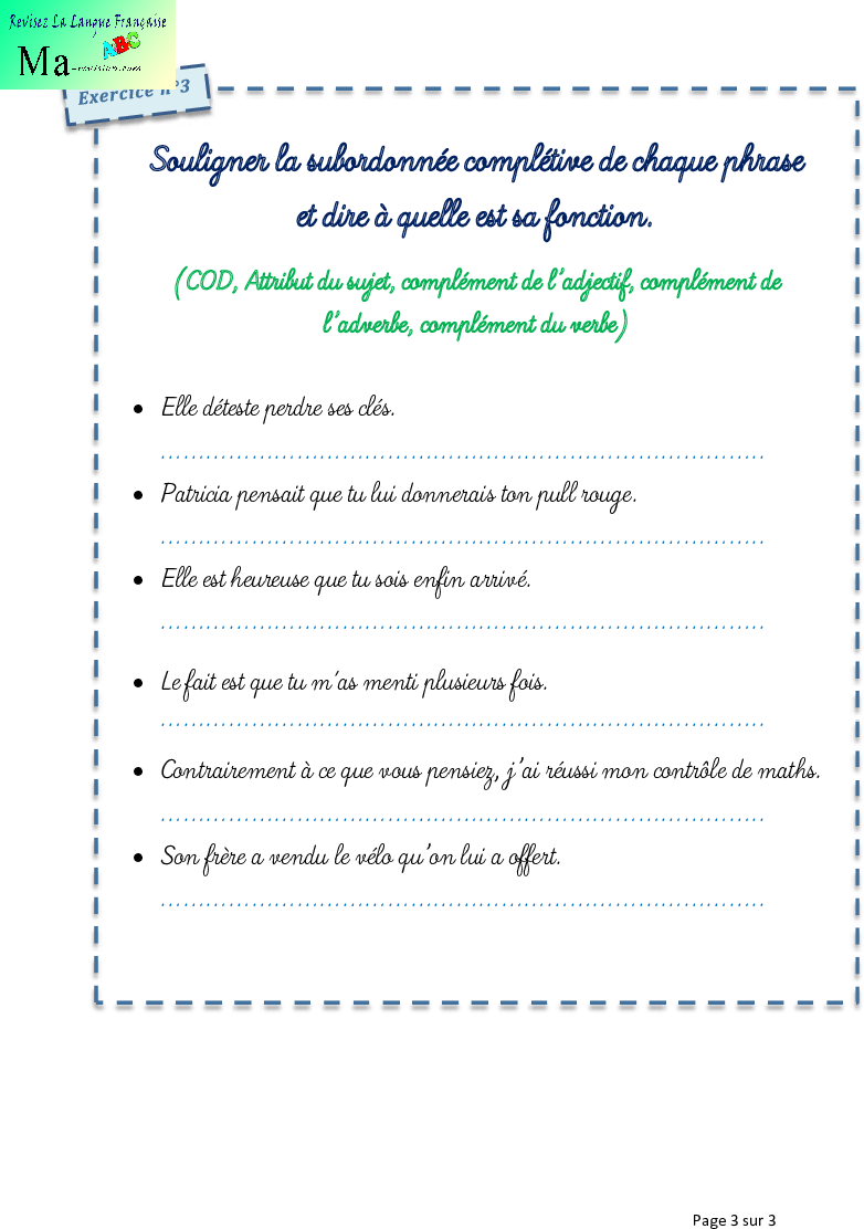  ma revision 7 Lecon propositions independantes principales