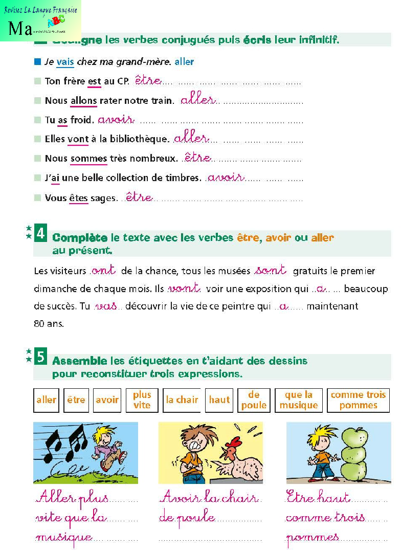 'ma-revision.com 'conjuguer-les-verbes-au-present