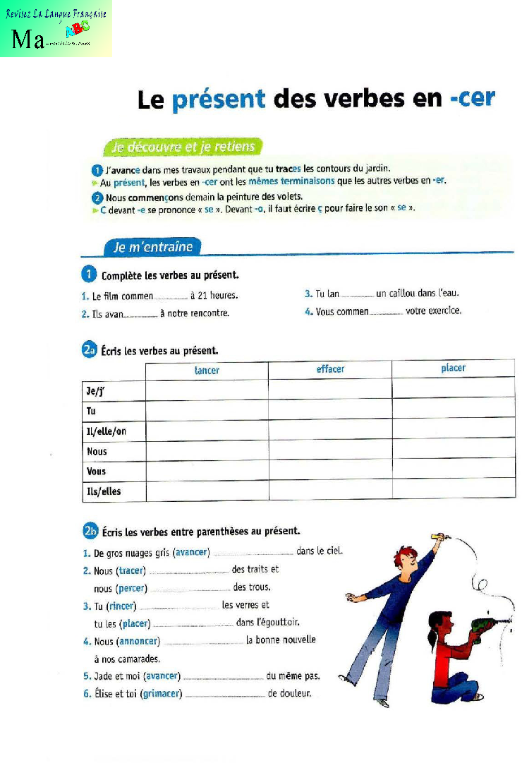 'ma-revision.com 'le-presents-des-verbes