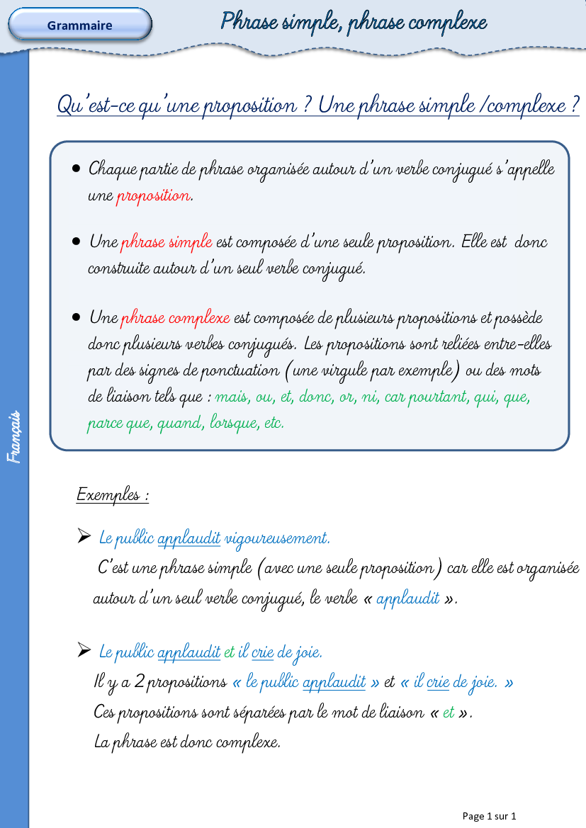 'ma-revision.com '18-Lecon-phrase-simple-complexe