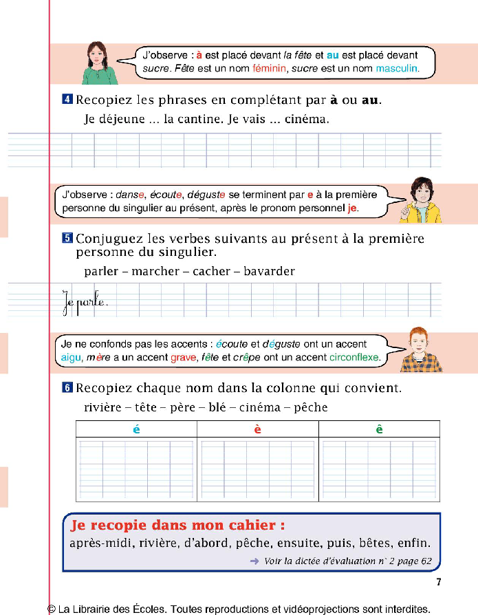 'ma-revision.com 'Les Petits devoirs dictee ce1 ma revision.com