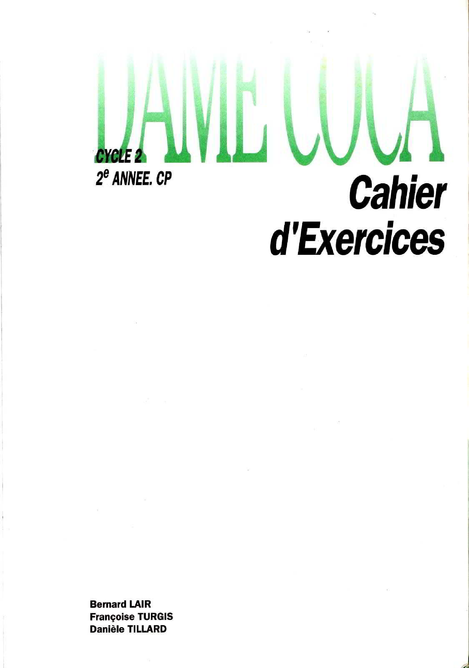 'ma-revision.com 'Dame Coca lecture CP cahier d exercices ma revision.com