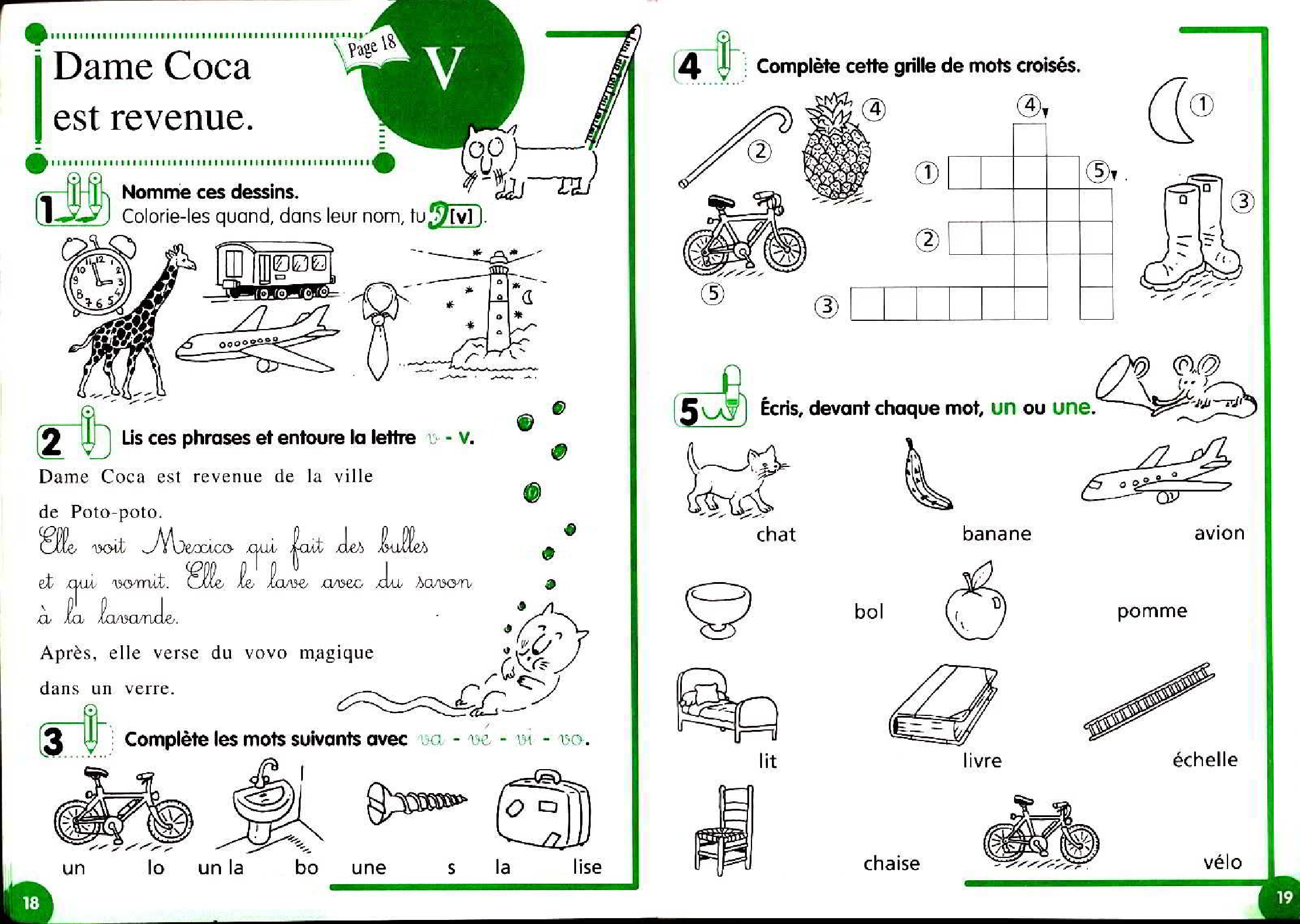 'ma-revision.com 'Dame Coca lecture CP cahier d exercices ma revision.com