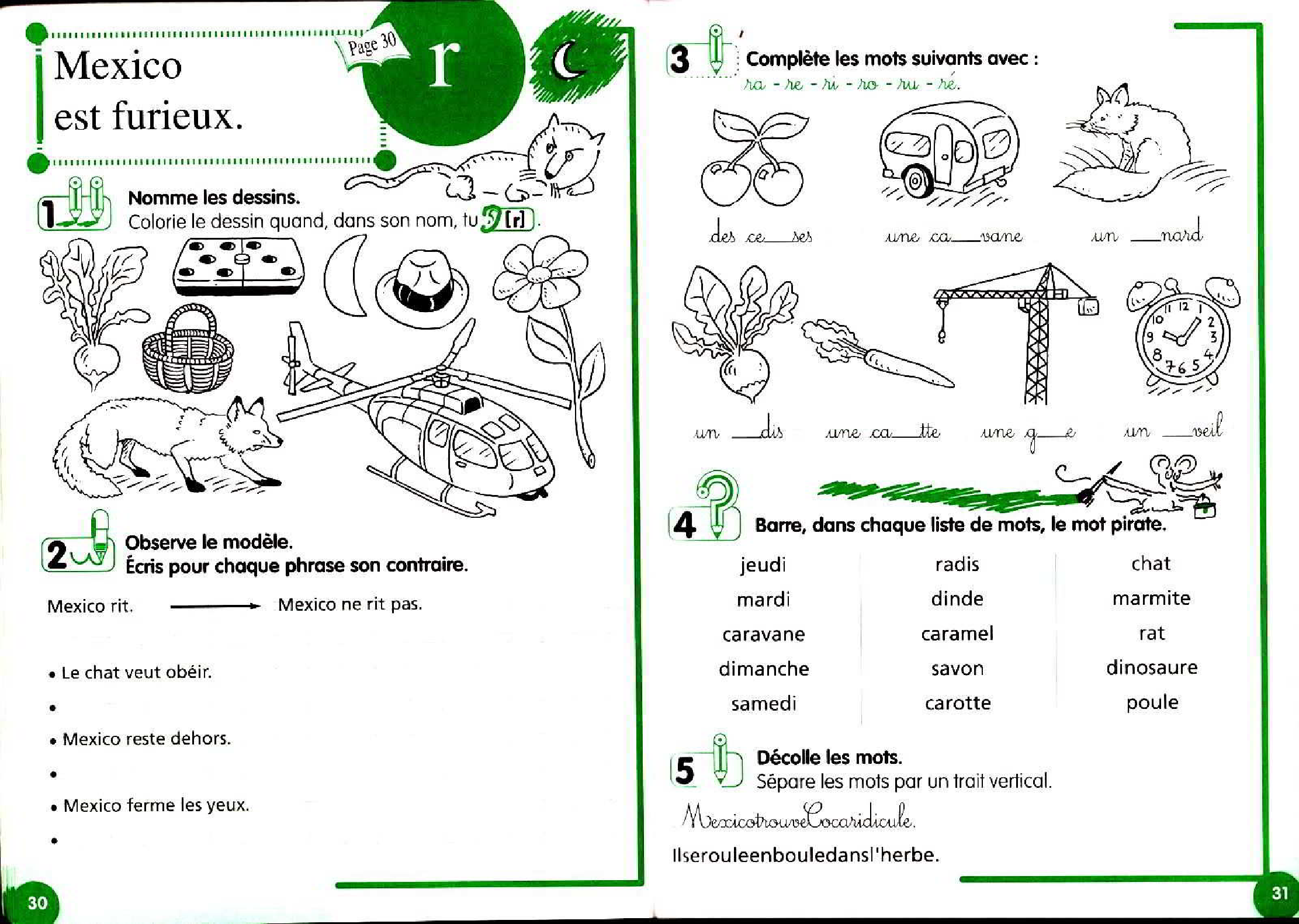 'ma-revision.com 'Dame Coca lecture CP cahier d exercices ma revision.com